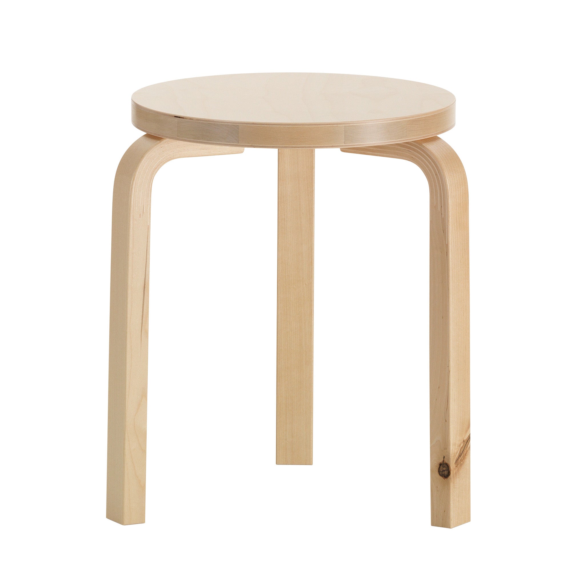 Stool 60 Wild Birch by Alvar Aalto — haus®