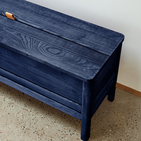 A Line Storage Bench 111 Indigo Blue Special Edition — haus®