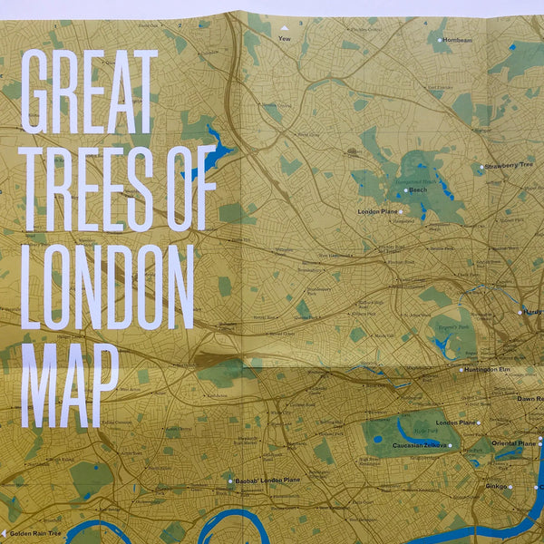 Great Trees of London Map by Blue Crow Media — haus®