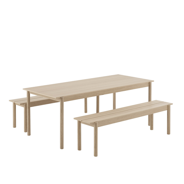 Linear Wood Bench by Muuto — haus®